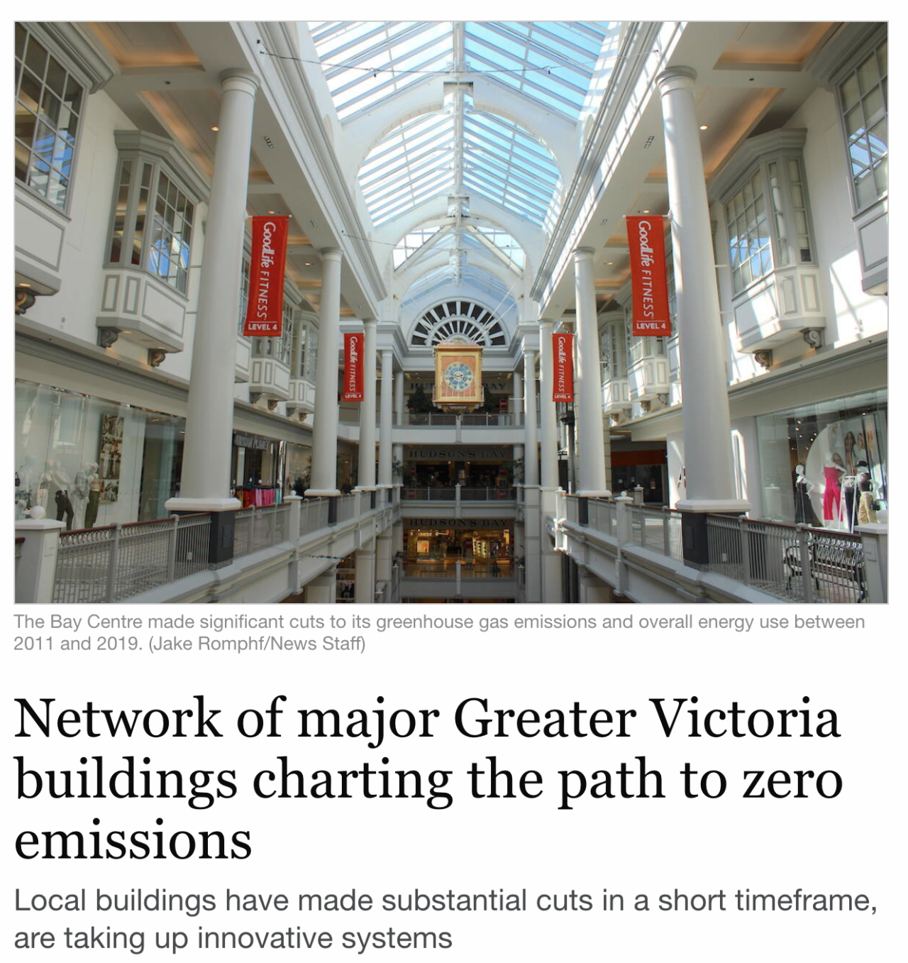 In the news: the Greater Victoria 2030 District | CHRM Consulting